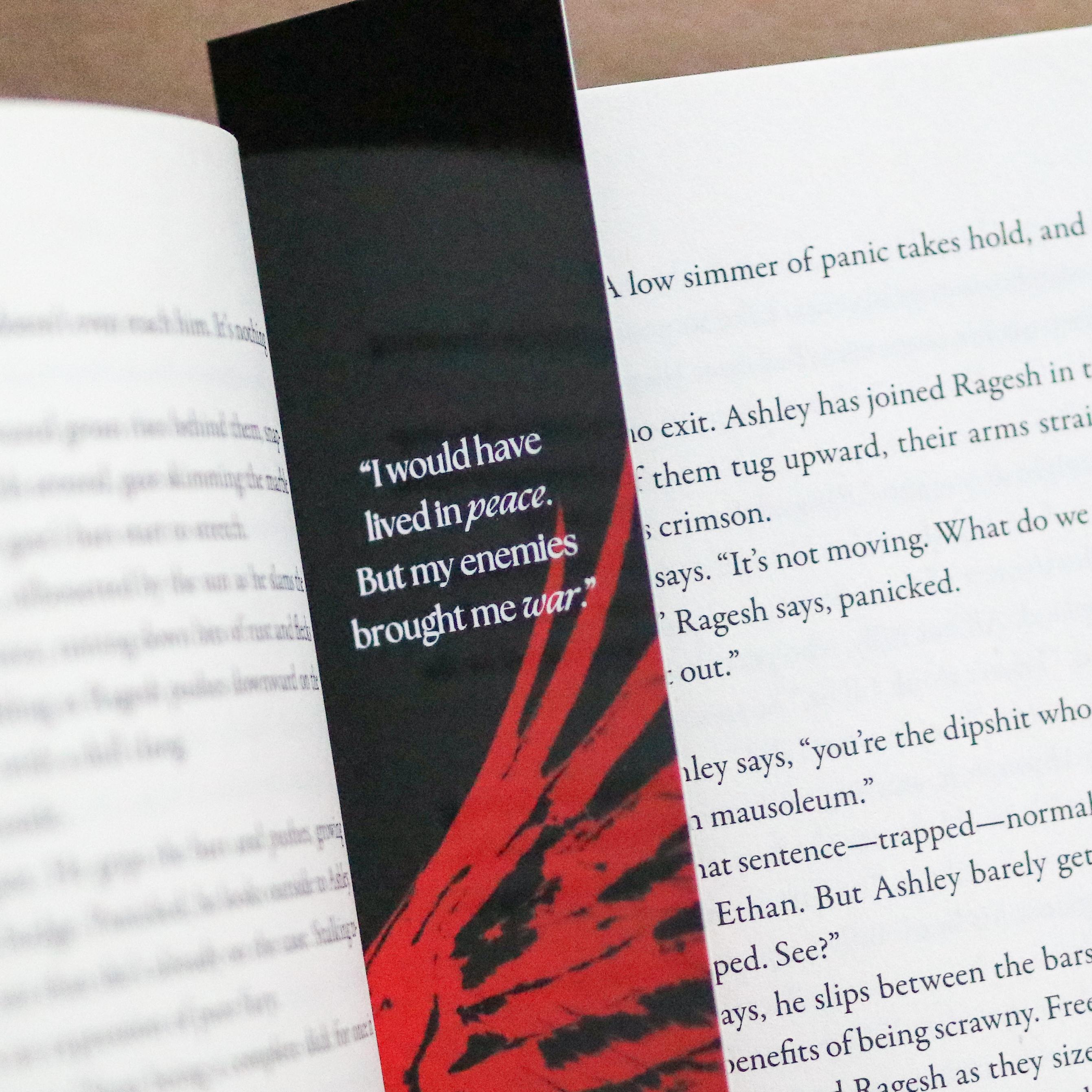 Red Rising Saga Inspired Bookmarks | (set of 6) Reading Tracker Tiny ...