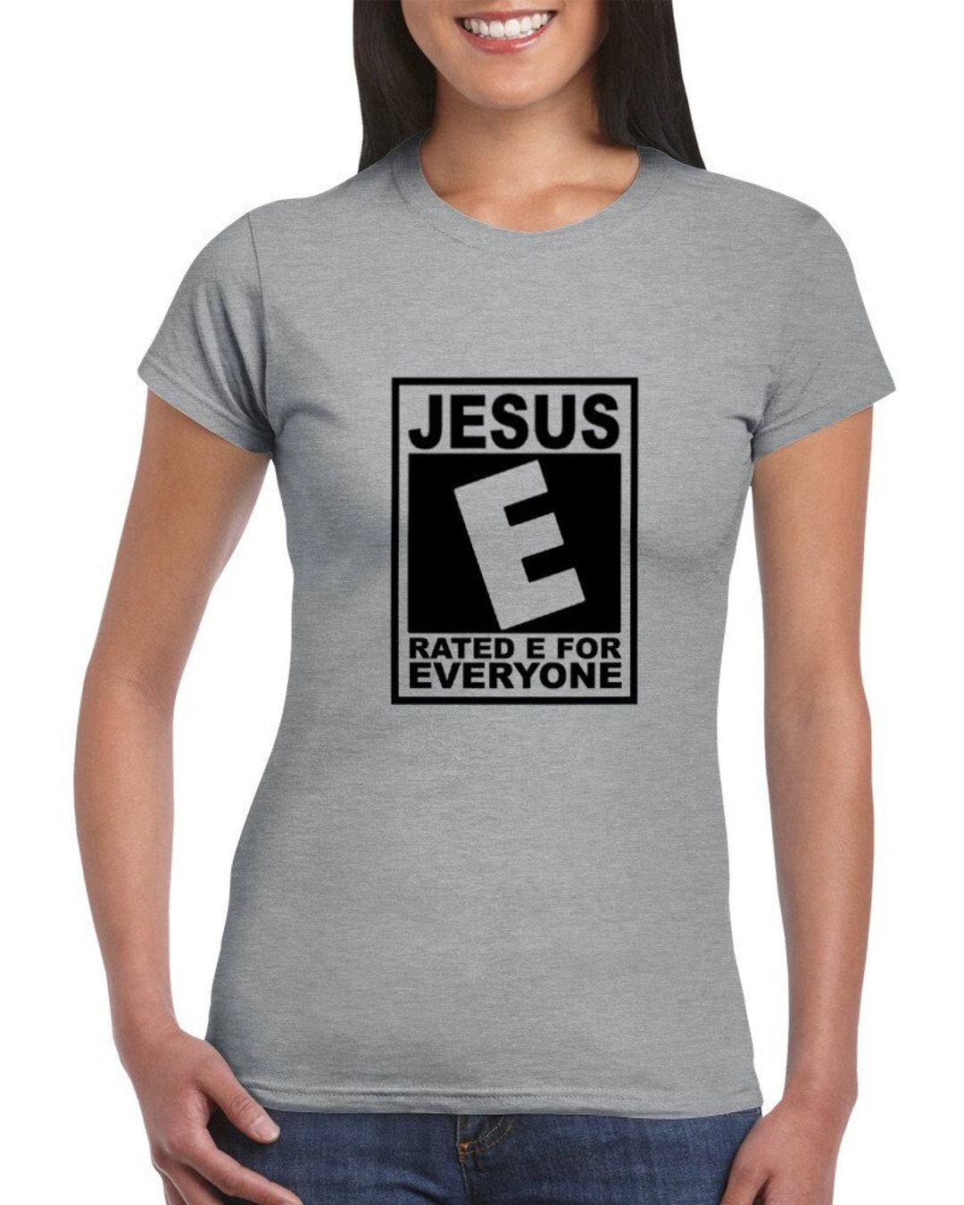 Jesus Rated E for Everyone Women's T-shirt - Etsy