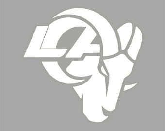 Los Angeles Rams Decal | Etsy