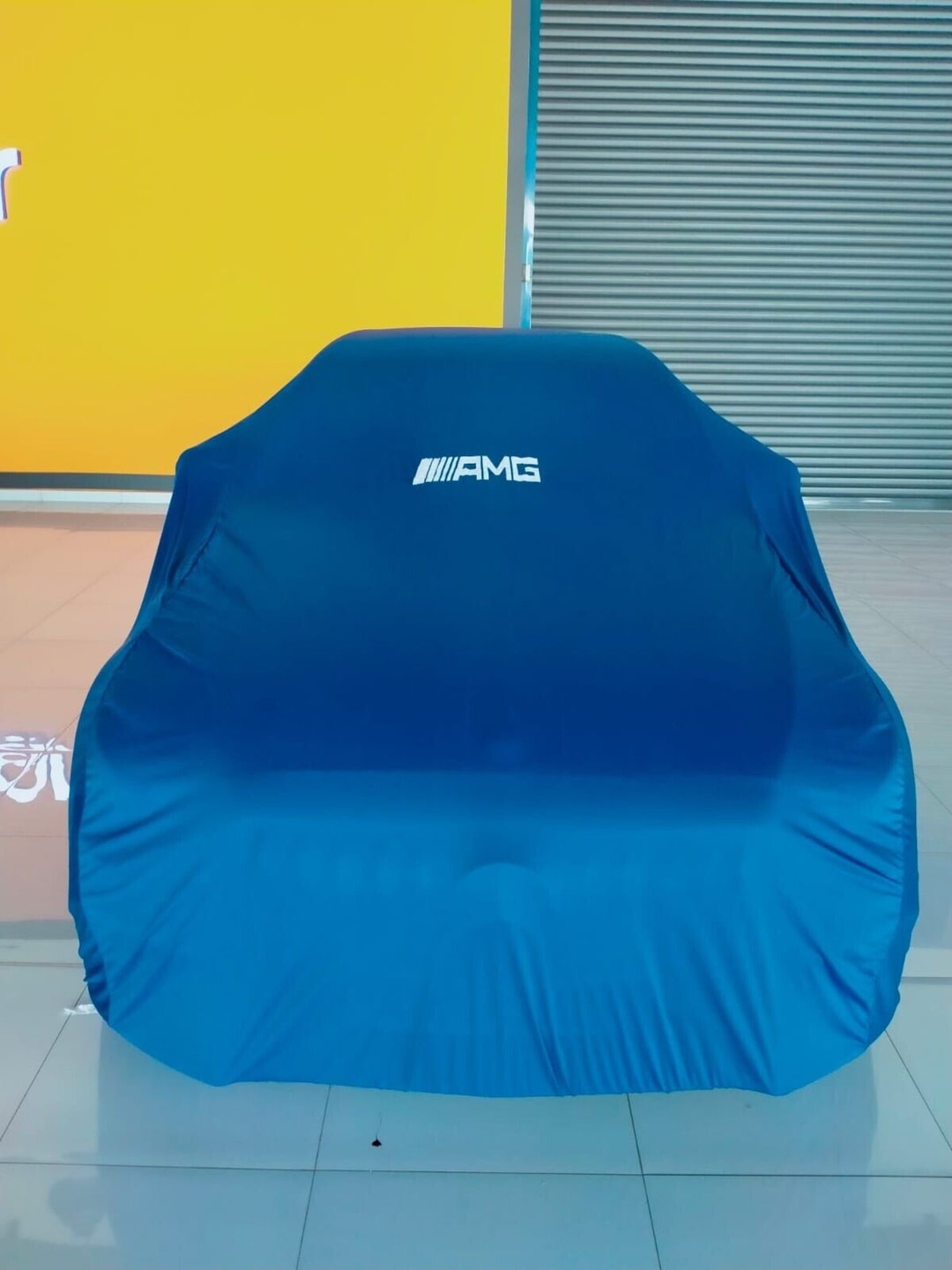 For AMG Mercedes Benz AMG Fabric Car Cover E C A S Class Dust Proof ...