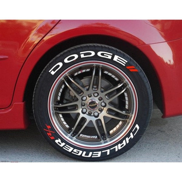 Tire Stickers Dodge Challenger - Etsy