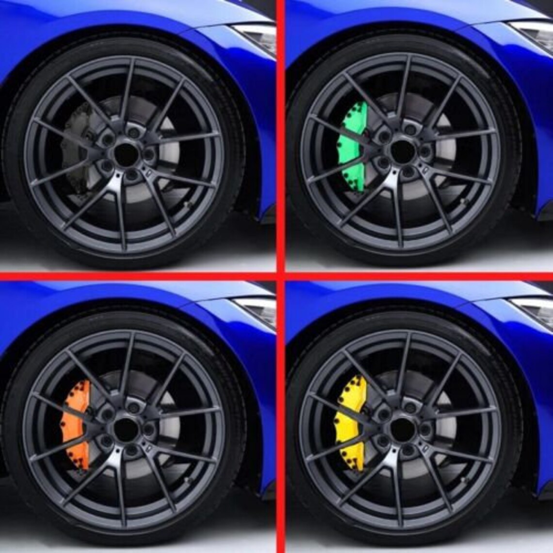 4 PCS for M Brake Caliper Covers Size 15'19' Rims Universal Car Covers ...