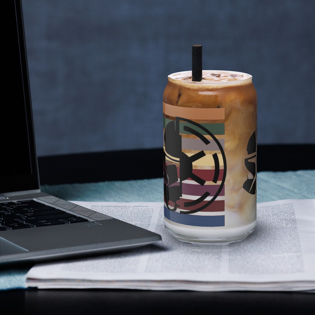 Clone Wars Can-shaped Glass - Star Wars Soda Glass Cup, Ice Coffee ...