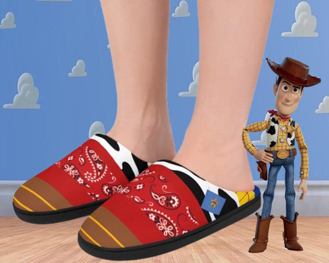Toy Story Sherif Woody Indoor Slippers | Movie Inspired Shoe for Men ...