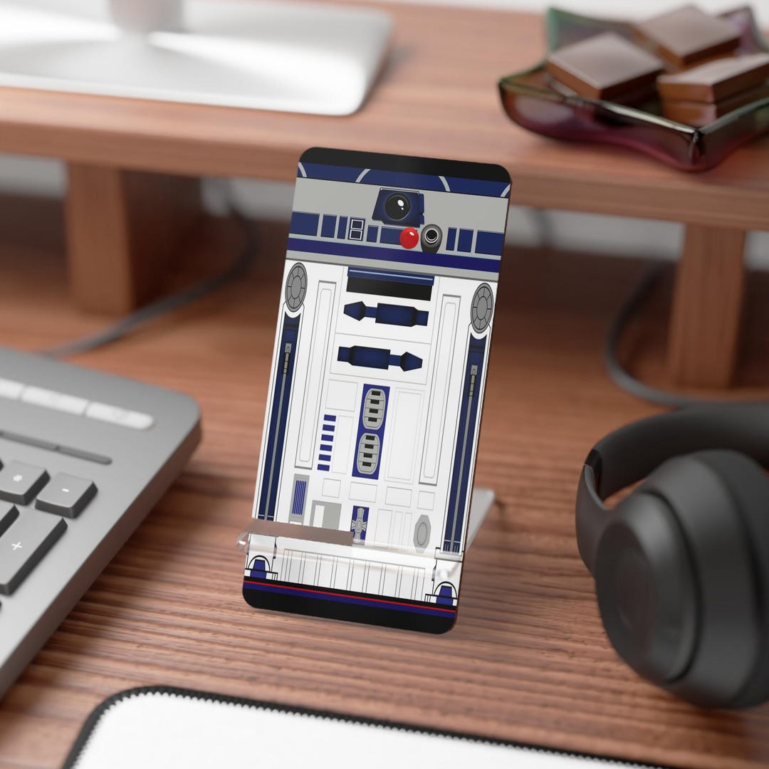 R2-D2 Smartphone Stand, Geeky Mobile Holder, Desk Decor for Phone, Tech ...