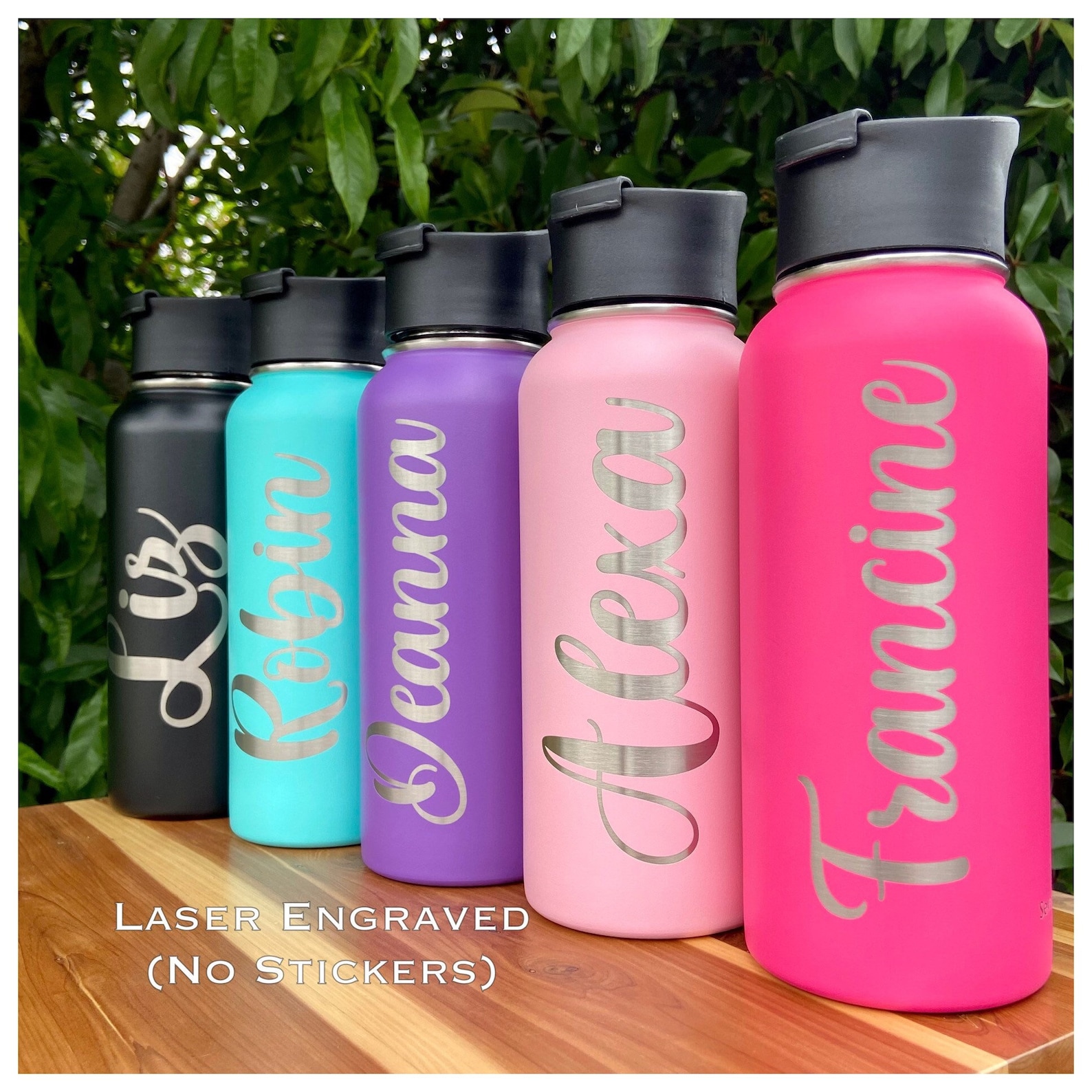 Custom Water Bottle Laser Engraved Water Bottle Personalized - Etsy