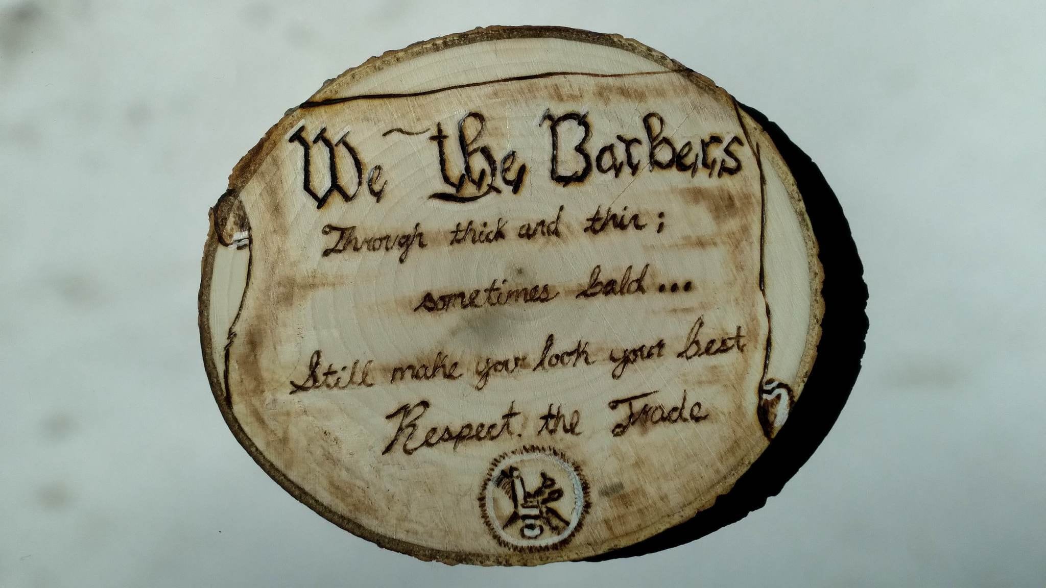 We the Barbers Sign, Barber, Hair, Grooming, Decoration, Gifts for Him ...