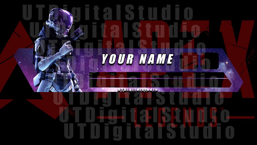 Apex Legends Personalized Wraith Voidwalker Health Bar Overlay for OBS ...