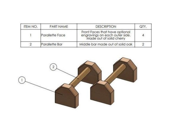 Parallette Build Plans - Etsy