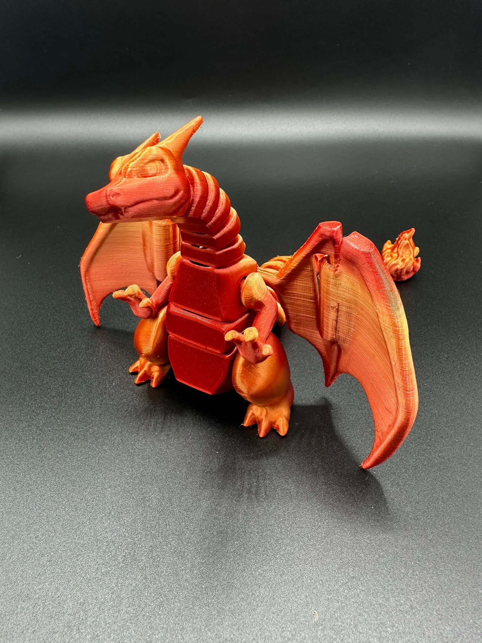Articulating 3D Printed Charizard Pokemon - Etsy