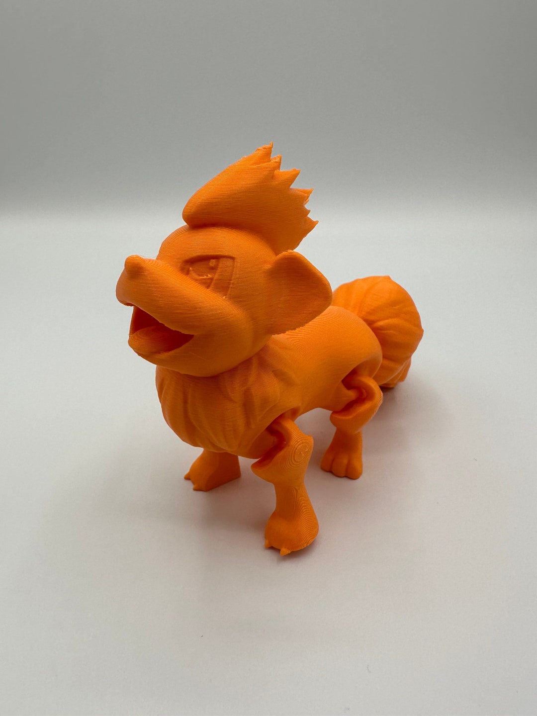 3D Printed Articulating Growlithe Pokemon - Etsy