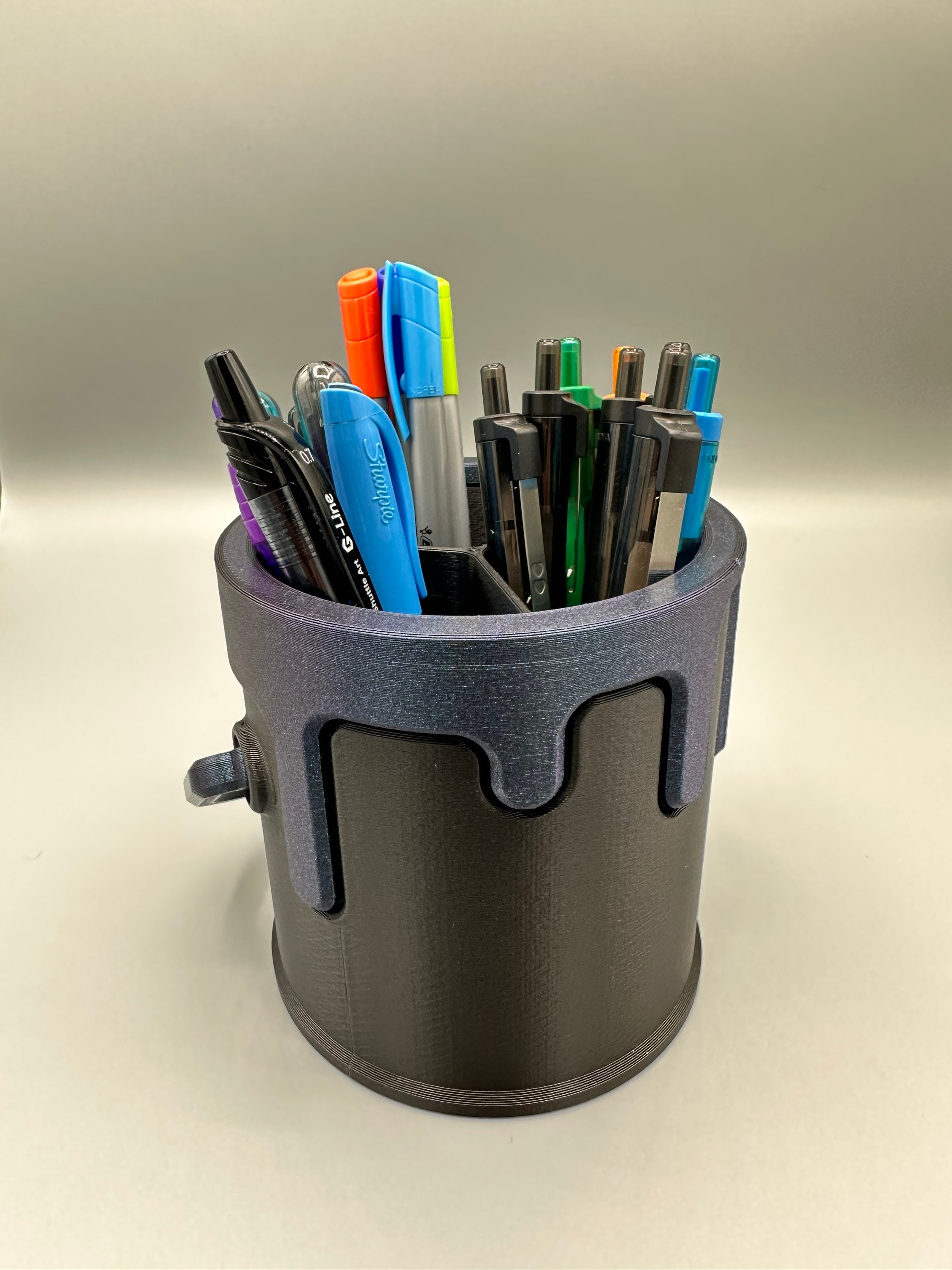 3D Printed Paint Bucket Pen Holder - Etsy