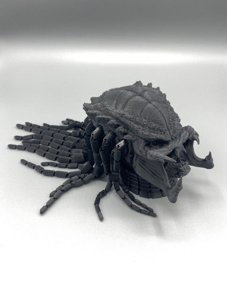 3D Printed Predator Head With Dreadlocks - Etsy