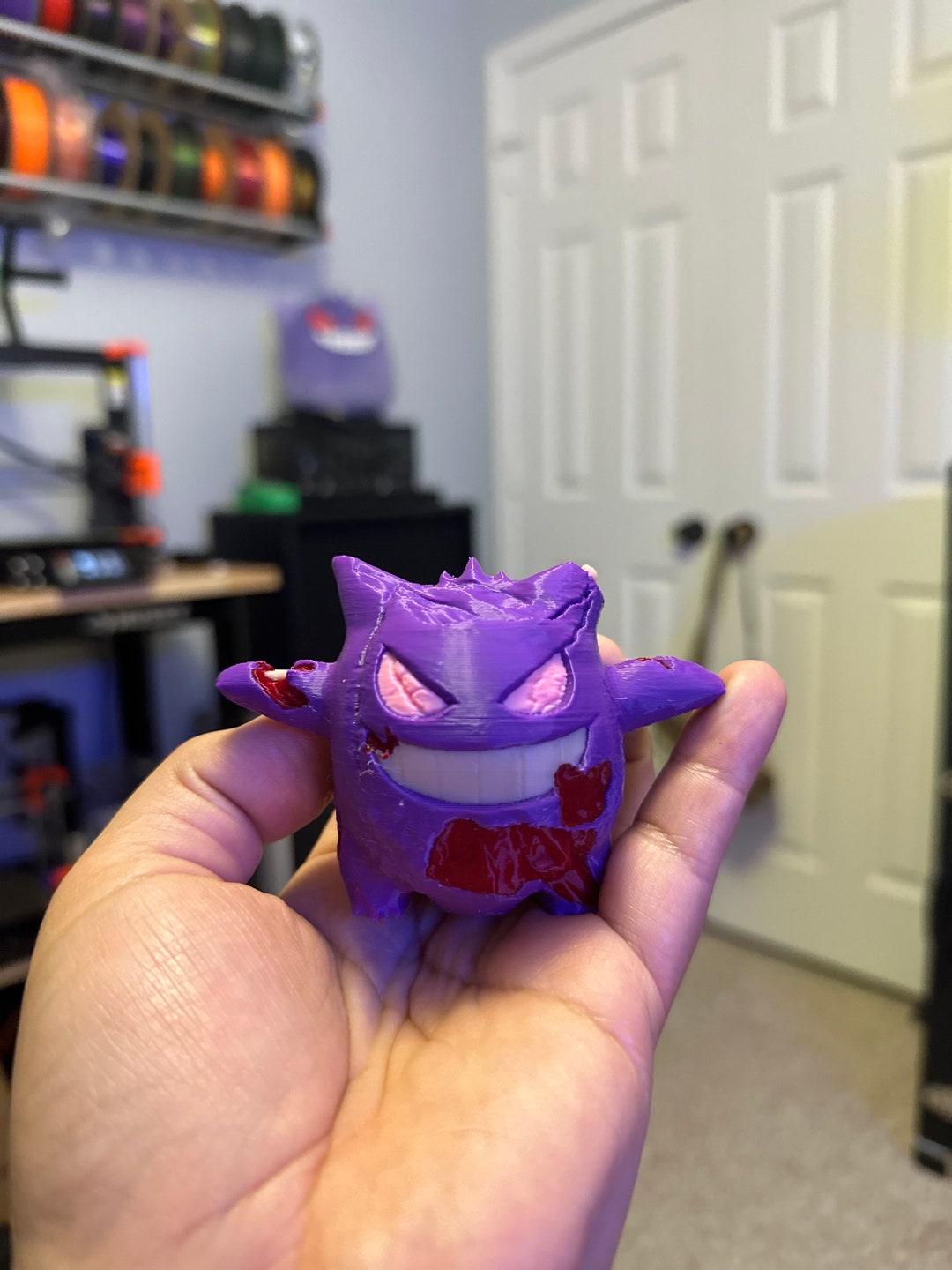 3D Printed Zombie Gengar - Etsy