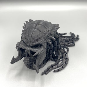 3D Printed Predator Head With Dreadlocks - Etsy