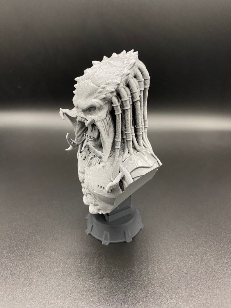 3D Printed Predator Bust - Etsy
