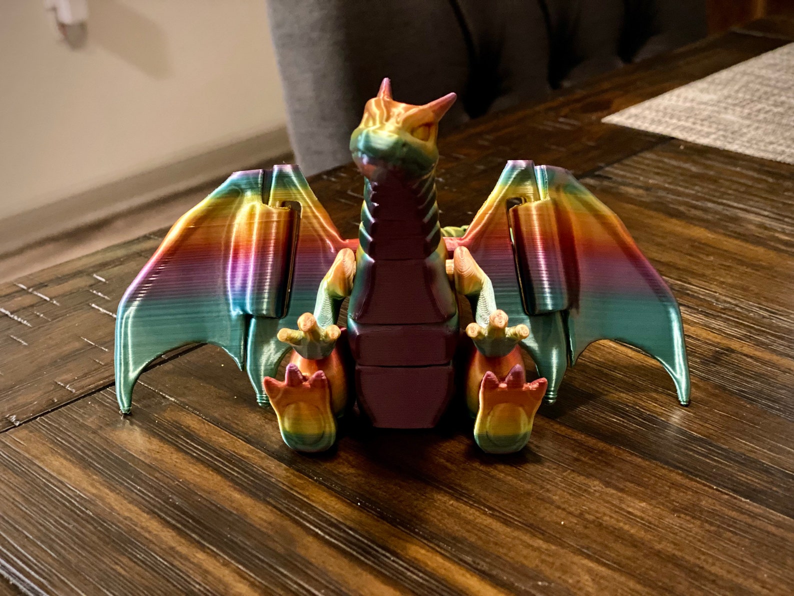 Articulating 3D Printed Charizard Pokemon - Etsy