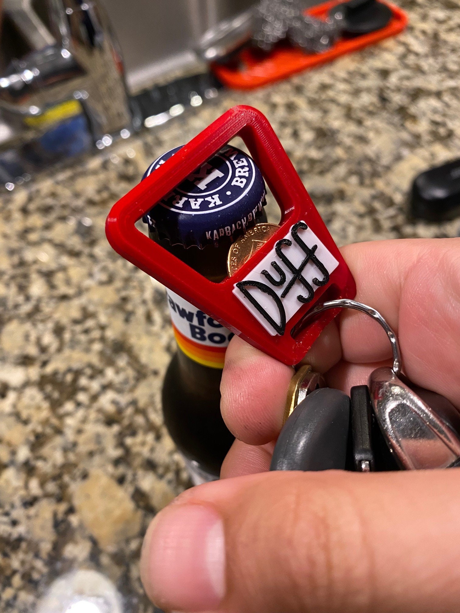 3D Printed Duff Bottle Opener - Etsy