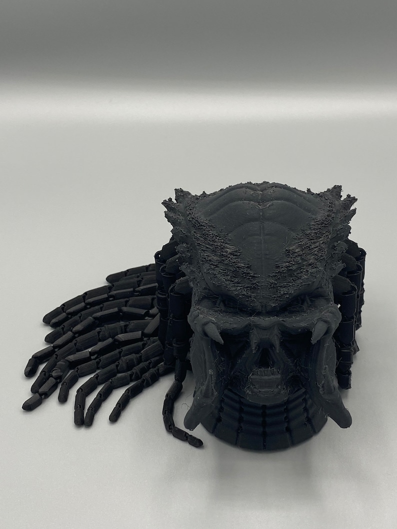 3D Printed Predator Head With Dreadlocks - Etsy