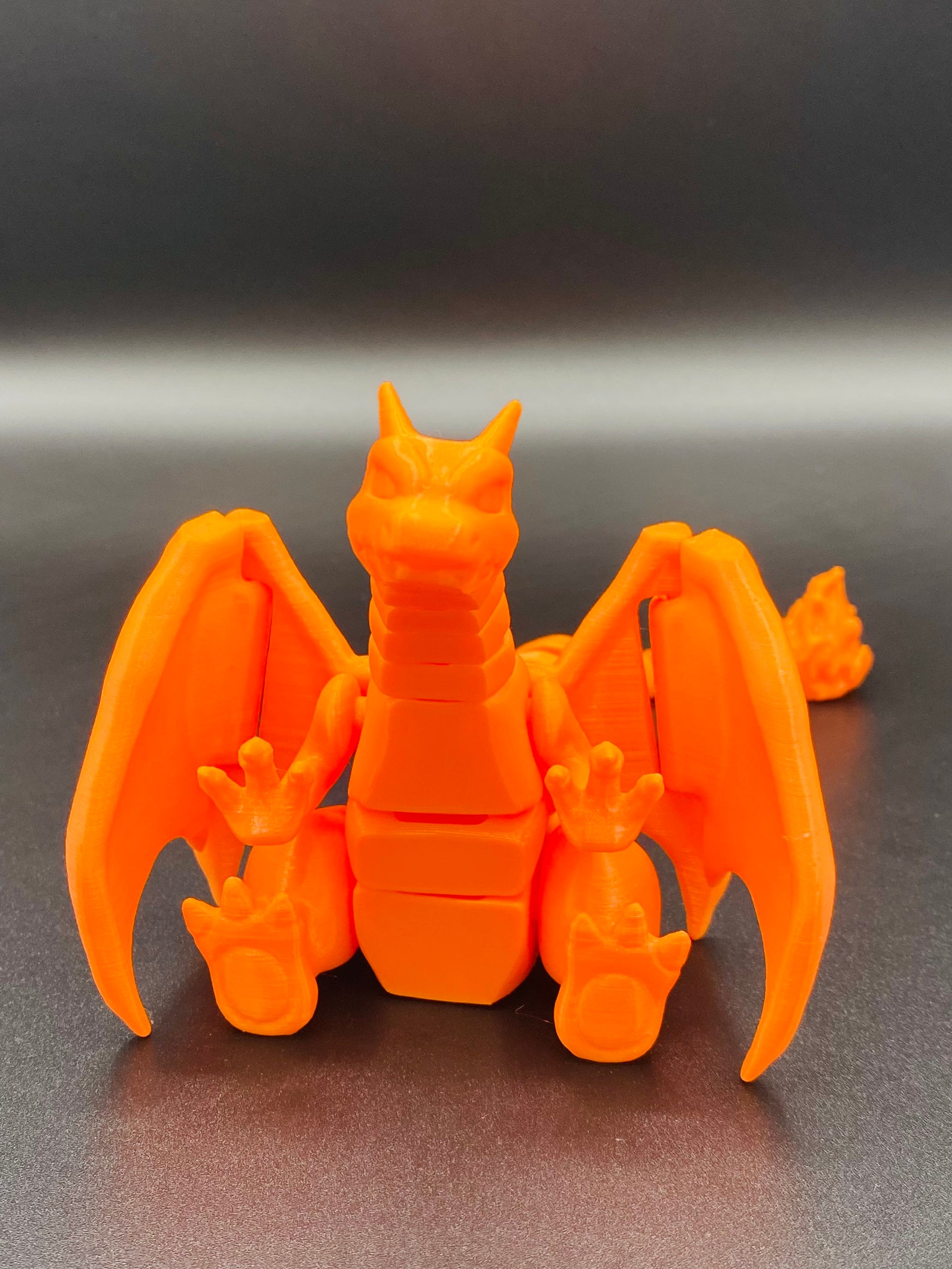 Articulating 3D Printed Charizard Pokemon - Etsy