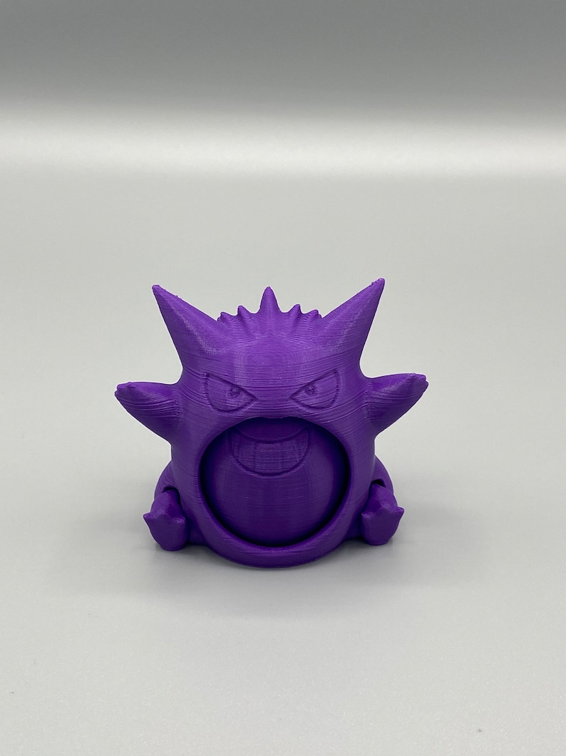 3D Printed Gengar Pokemon With Articulating Tongue - Etsy