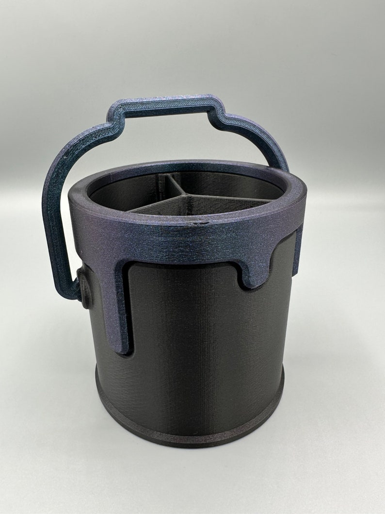 3D Printed Paint Bucket Pen Holder - Etsy