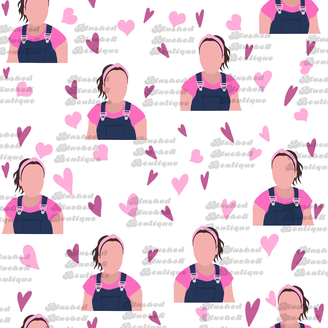 Ms. Rachel Heart Seamless PNG Design, Songs for Littles, Digital ...