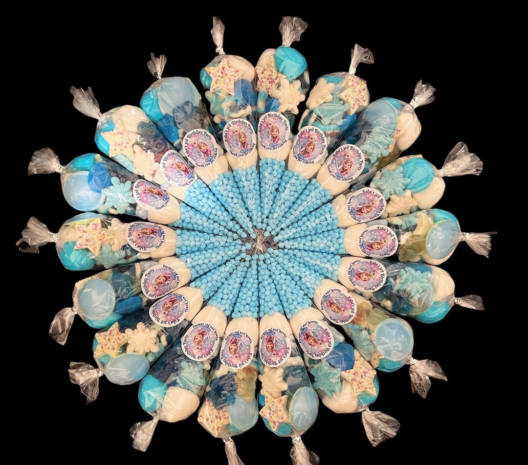 Frozen Snowflakes Party Sweet Cones, Large or Small, Filled With Pick ...