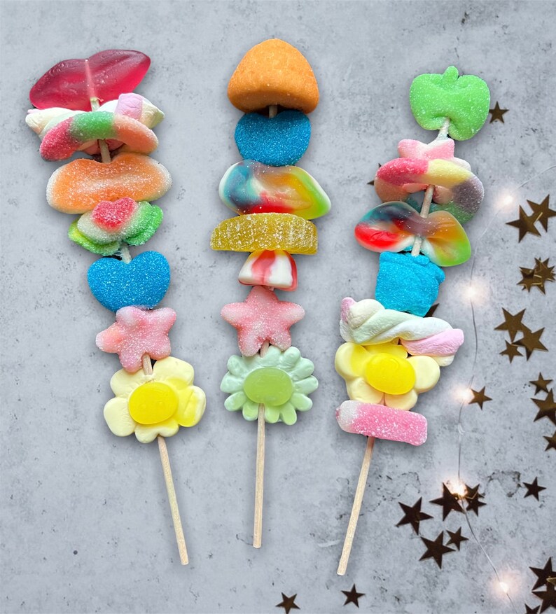 Party Favour Sweet Kebabs for Parties Weddings and - Etsy