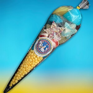 Sonic the Hedgehog Sweet Cones Party Favours Filled With Pick and Mix ...