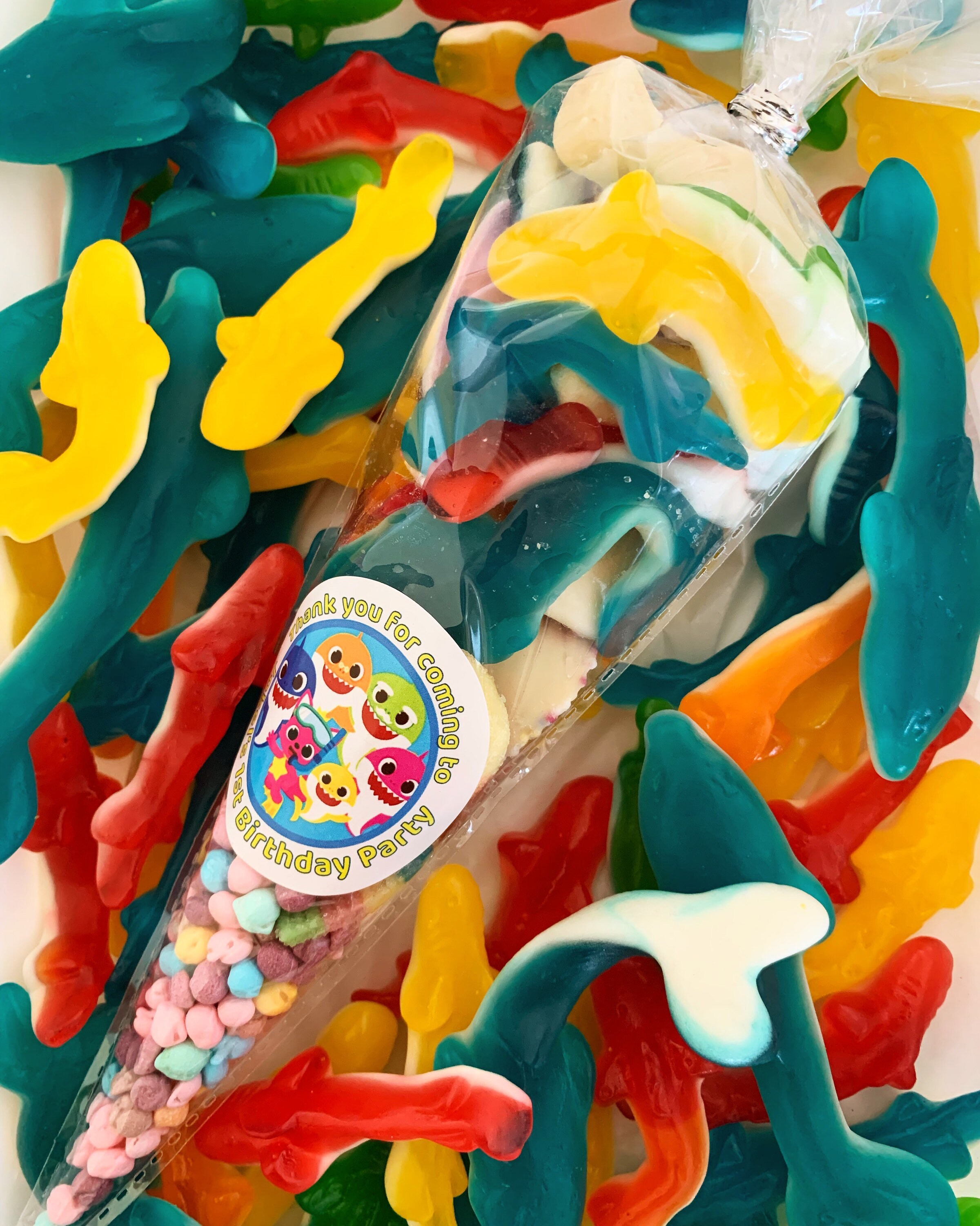 Baby Shark Sweet Cones Sweets Party Favours Sweetcones - Etsy UK