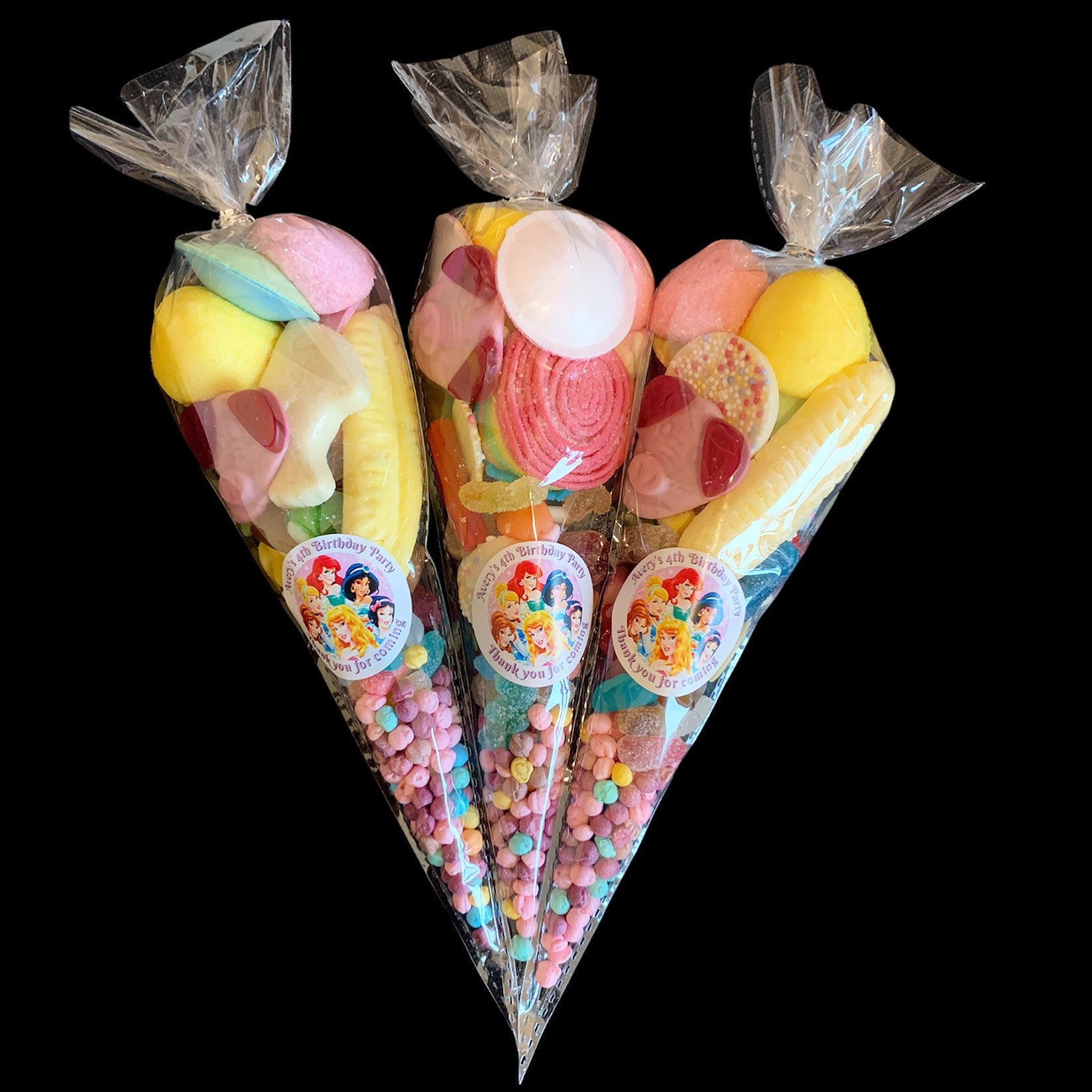 Princess Party Sweet Cones Sweets Party Favours - Etsy UK