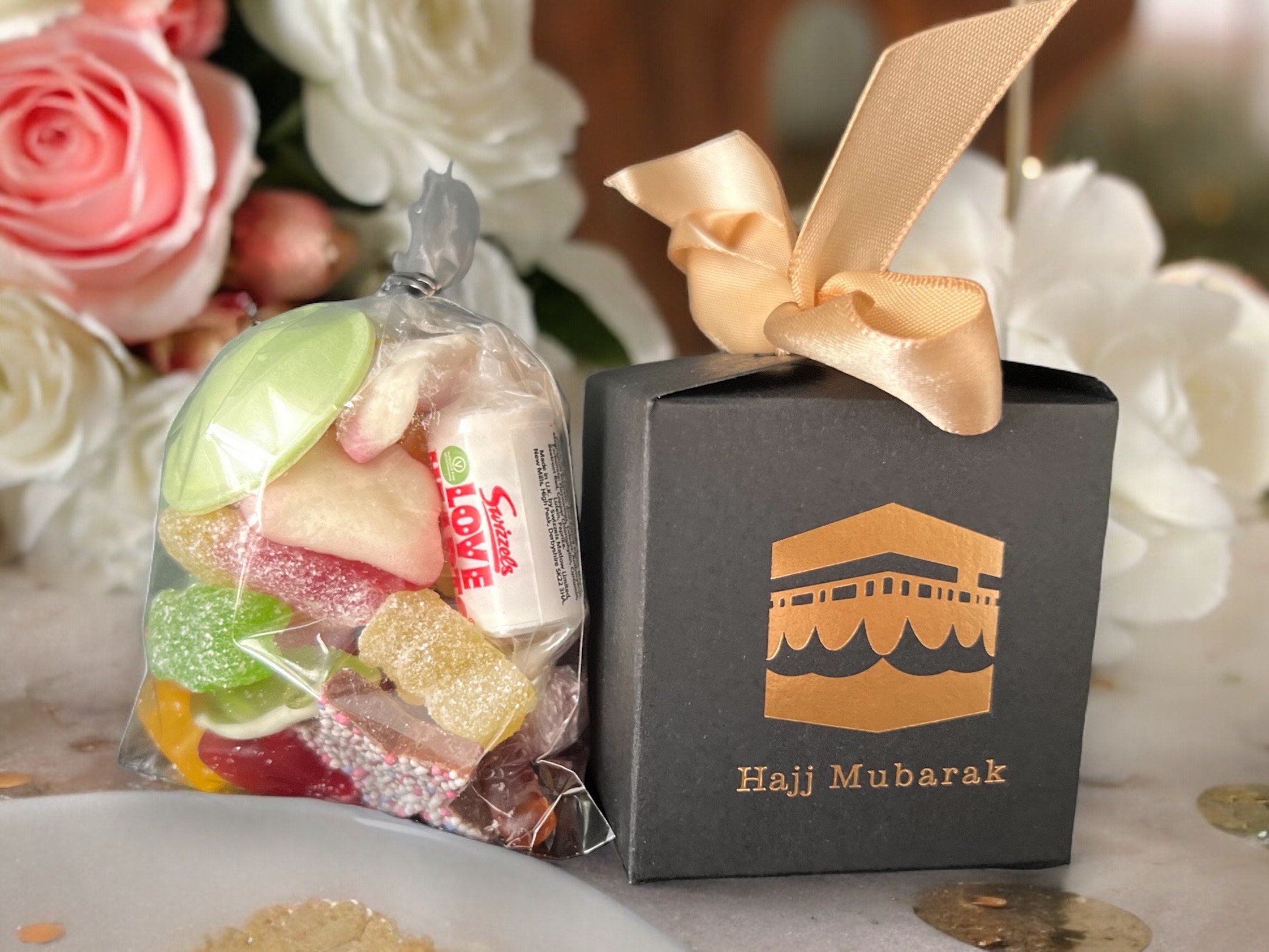 Hajj Mubarak Sweet Boxes - Umrah Gifts - Eid Ramadan Halal Sweets ...
