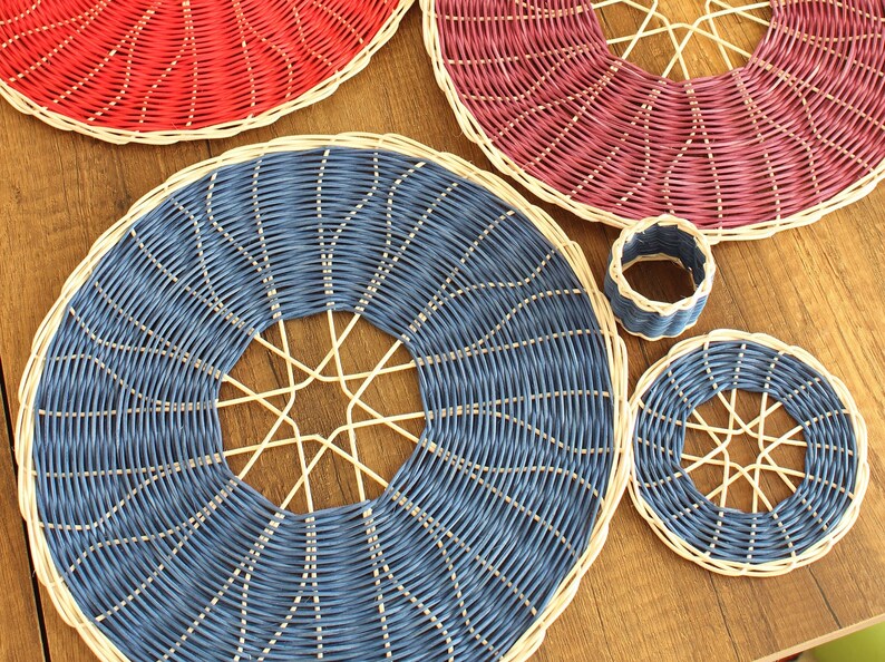 Pattern Guide for Wicker Weaving DIY Pattern Guide DIY Set - Etsy