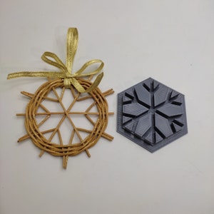 DIY Christmas Tree Decorations, Christmas Wicker Ornament, Decorations ...