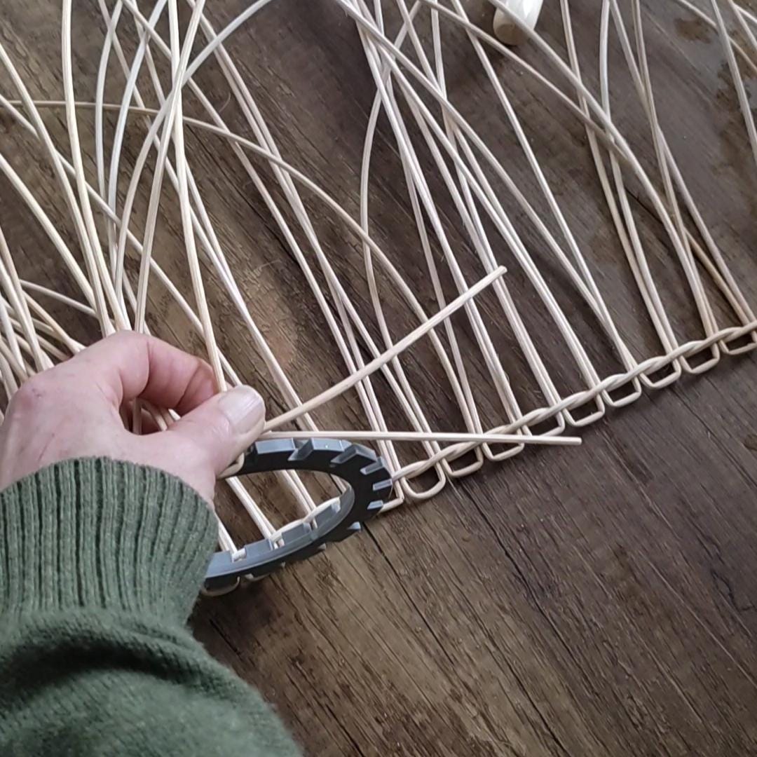 Large Ring Shaped Basket Starter Mold, Basket Starter Set, Weaving ...