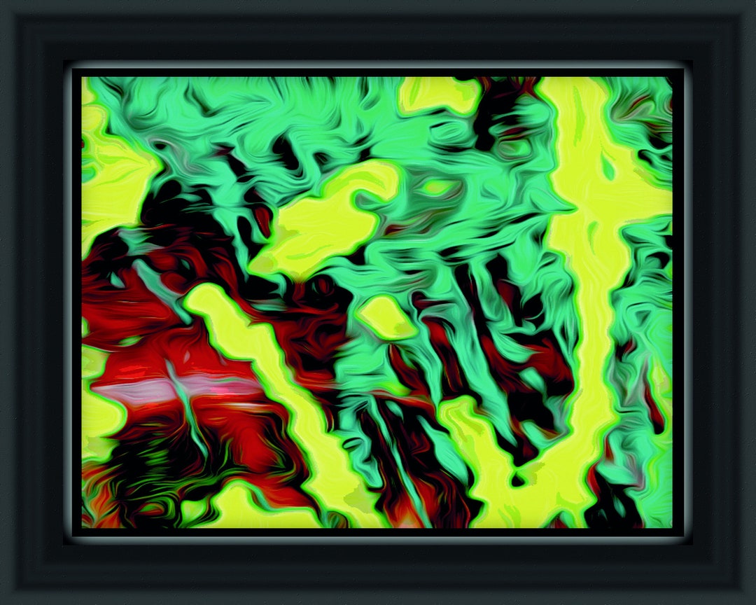 Depth of Art Full Bleed 8x10 Digital Abstract Printable - Etsy