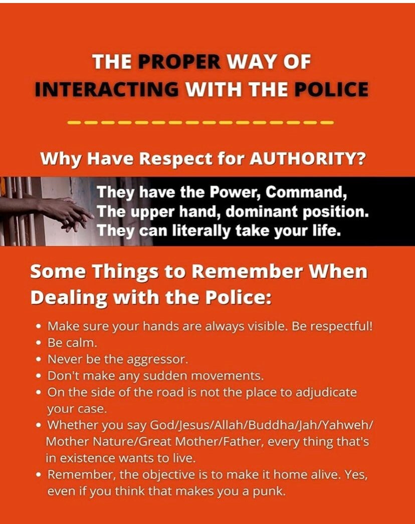 The Proper Way of Interacting With the Police Book - Etsy