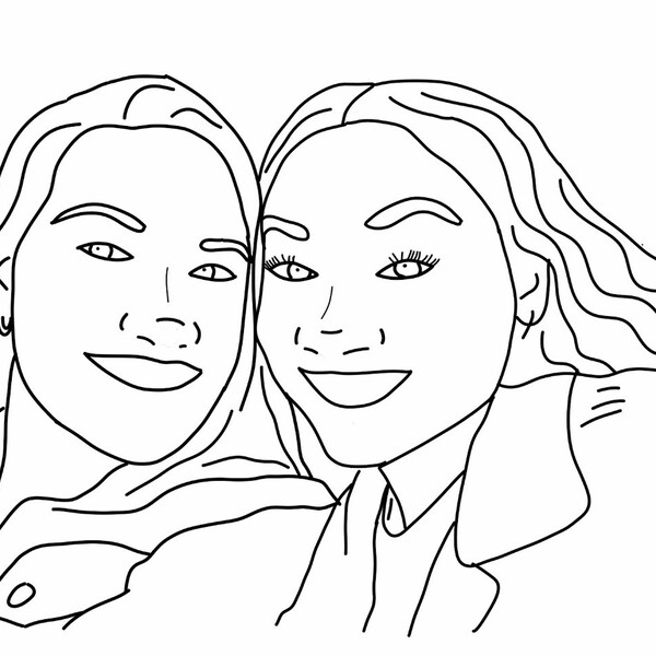 One Line Drawing - Etsy