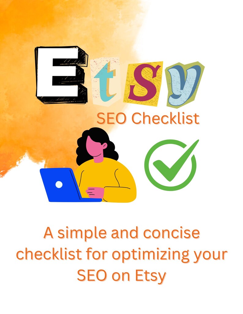 Etsy SEO Checklist for Beginners: 14-page PDF Guide - Etsy