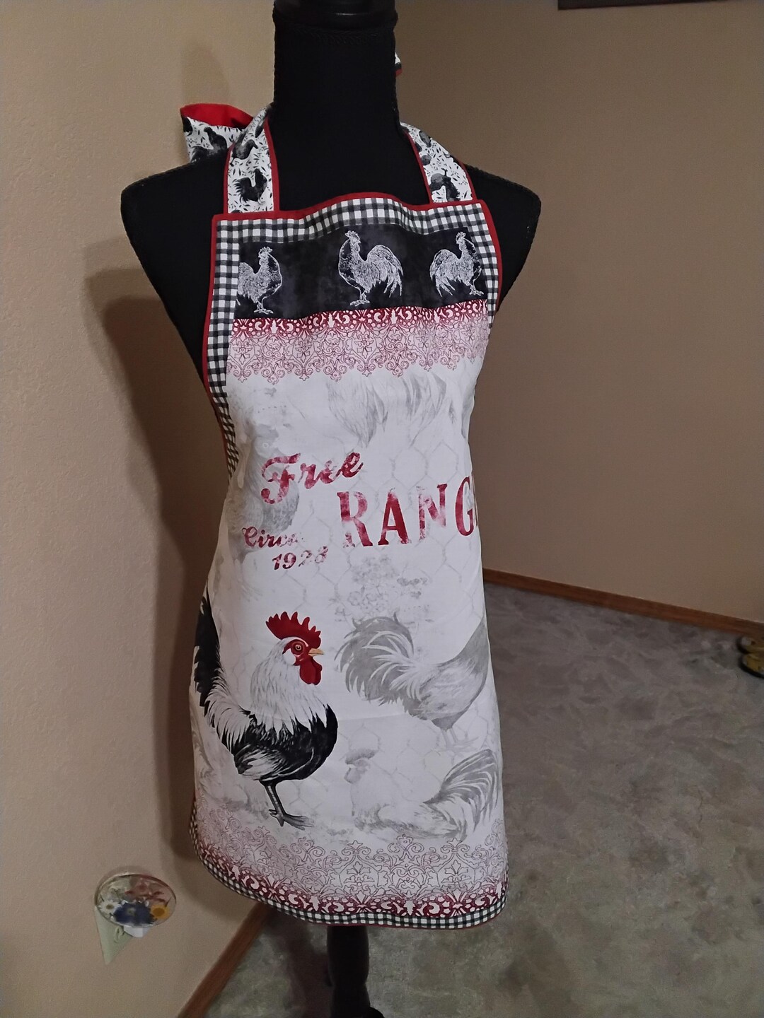 Rooster Full Apron #431 - Etsy