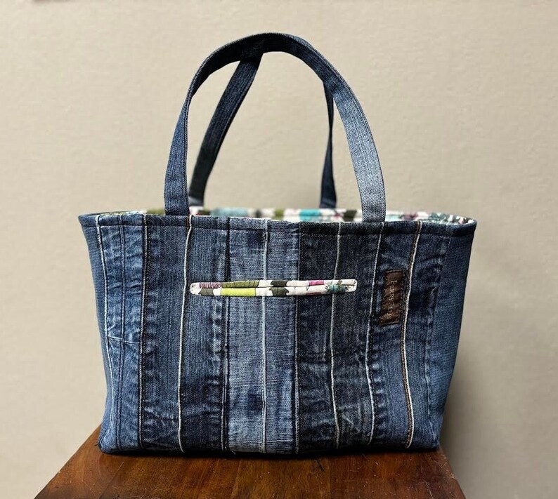 Jean Tote Bag - Etsy