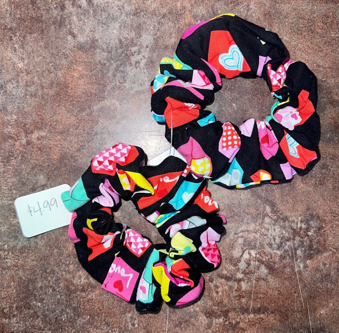 Black Cartoon Scrunchie - Etsy