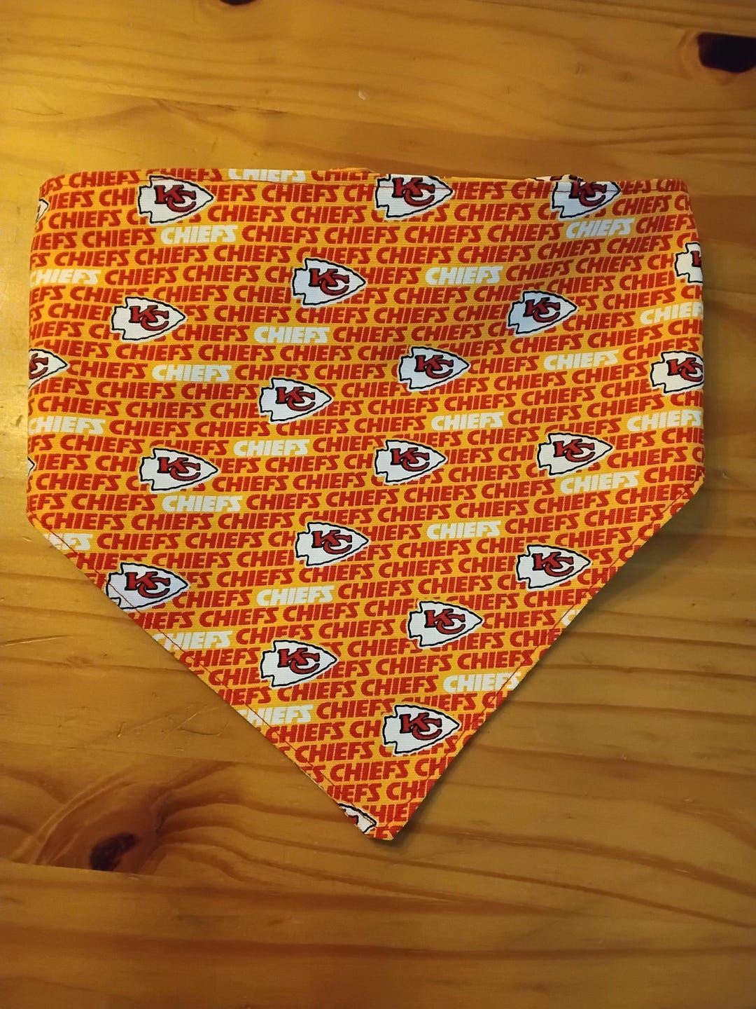 Kansas City Chiefs Dog Bandanas Size Large #366 - Etsy