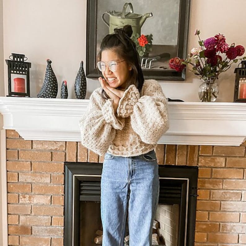 Knitting Pattern Sweet as Honey Sweater Digital Download - Etsy