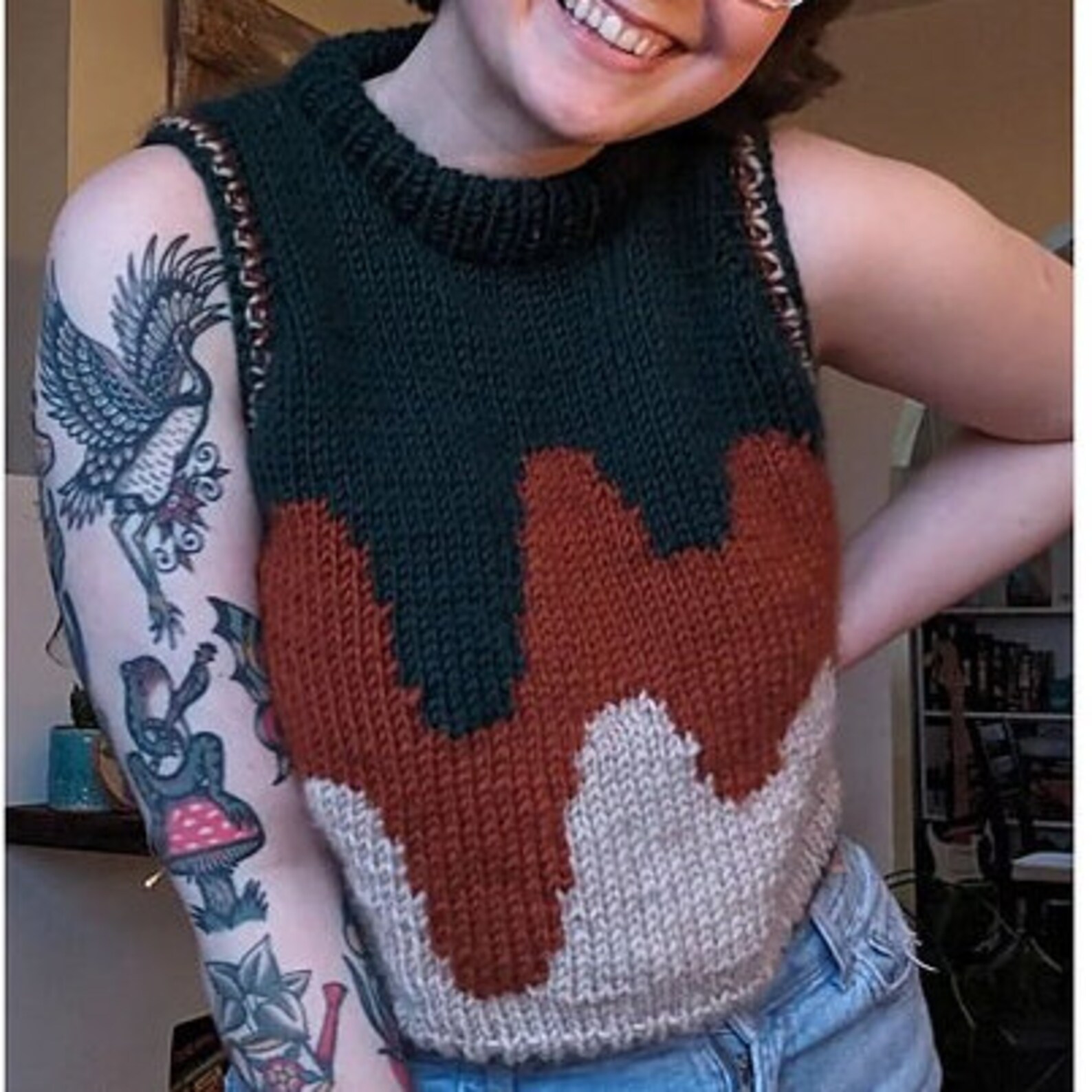 Knitting Pattern Get a Drip Vest Digital Download - Etsy
