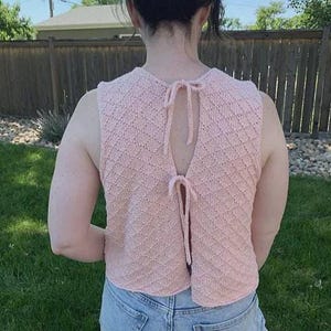Knitting Pattern Diamond Tie Vest Digital Download - Etsy