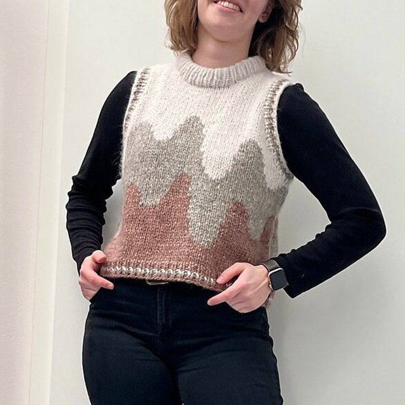 Knitting Pattern Get a Drip Vest Digital Download - Etsy