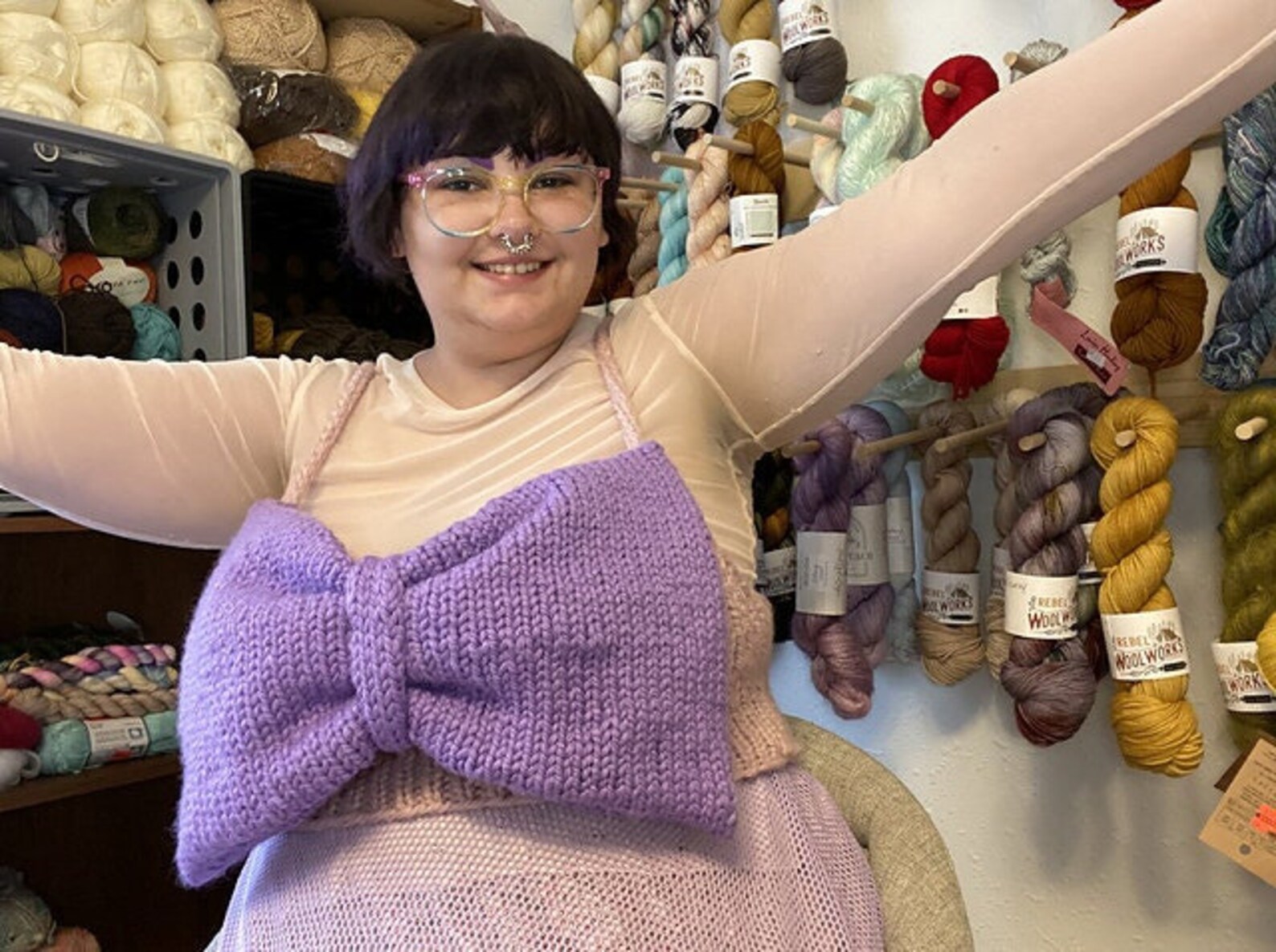 Knitting Pattern Bow Peep Bralette Digital Download - Etsy