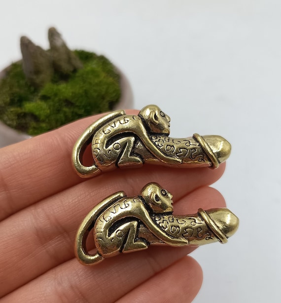 brass mini monkey - Gem